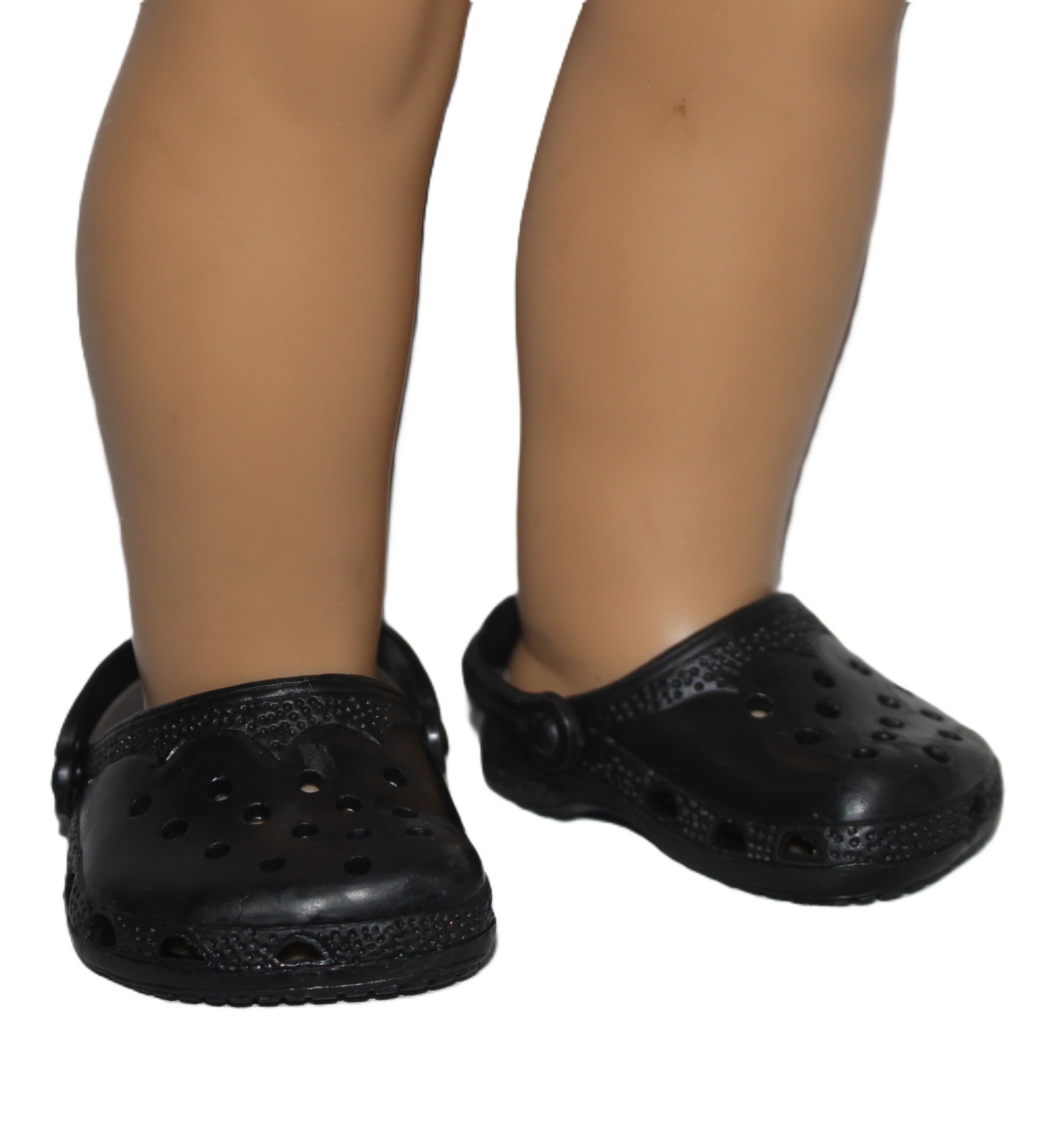 Black Clogs – Doll Clothes by Carole