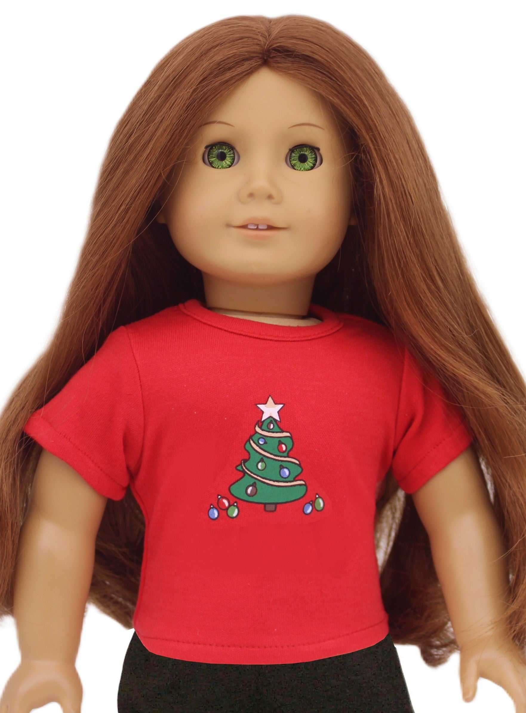 Christmas Tree Tee – Doll Clothes by Carole