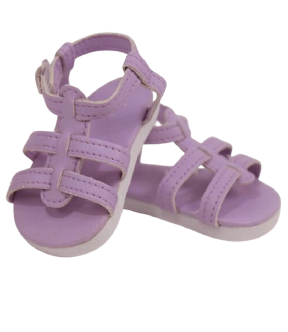 Light Purple Strappy Sandals – Doll Clothes by Carole