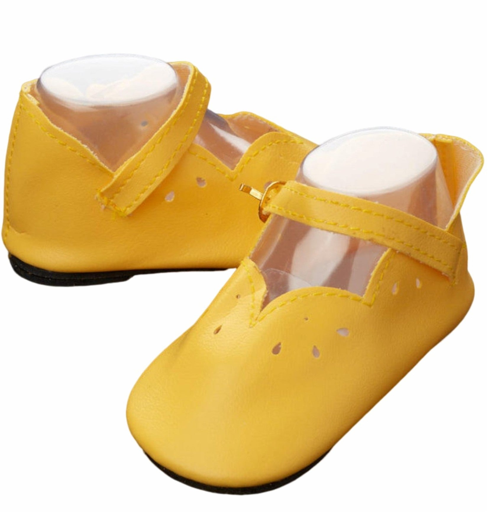 Yellow Mary Janes – Doll Clothes by Carole