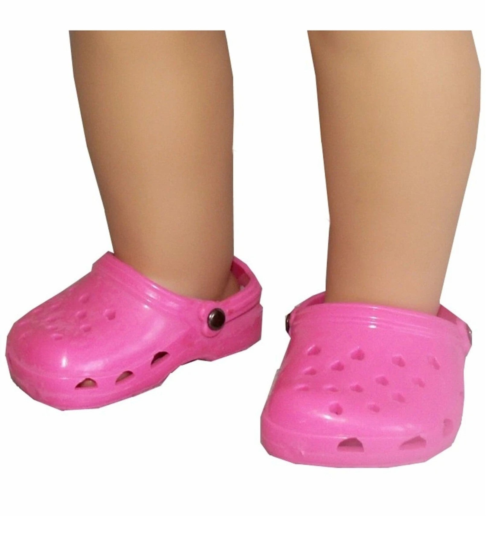 Pink Clogs – Doll Clothes by Carole
