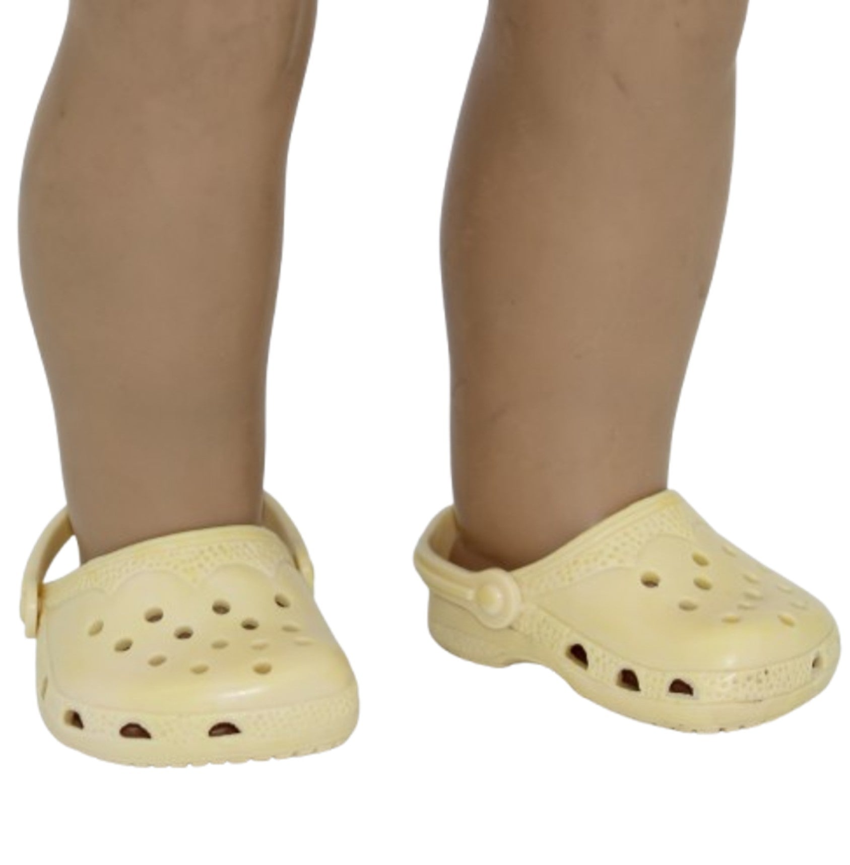 Light Yellow Clogs – Doll Clothes by Carole